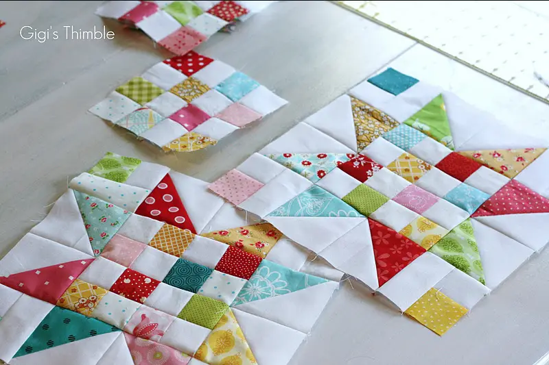 Patchwork Quilt Block | Free Pattern - Sewing With Scraps