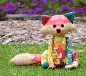 Francie Fox Sewing Pattern | Stuffed Toy - Sewing With Scraps