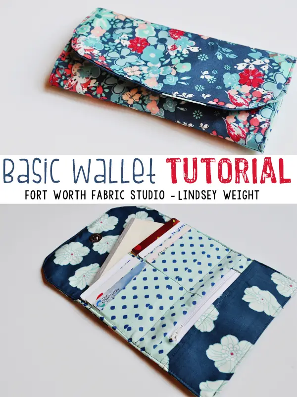 Basic Wallet Tutorial - Sewing With Scraps