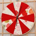 Embroidery Hoop Clock – Sewing With Scraps