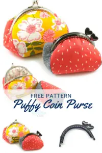 Puffy Coin Purse 2 Sizes | Free Pattern - Sewing With Scraps