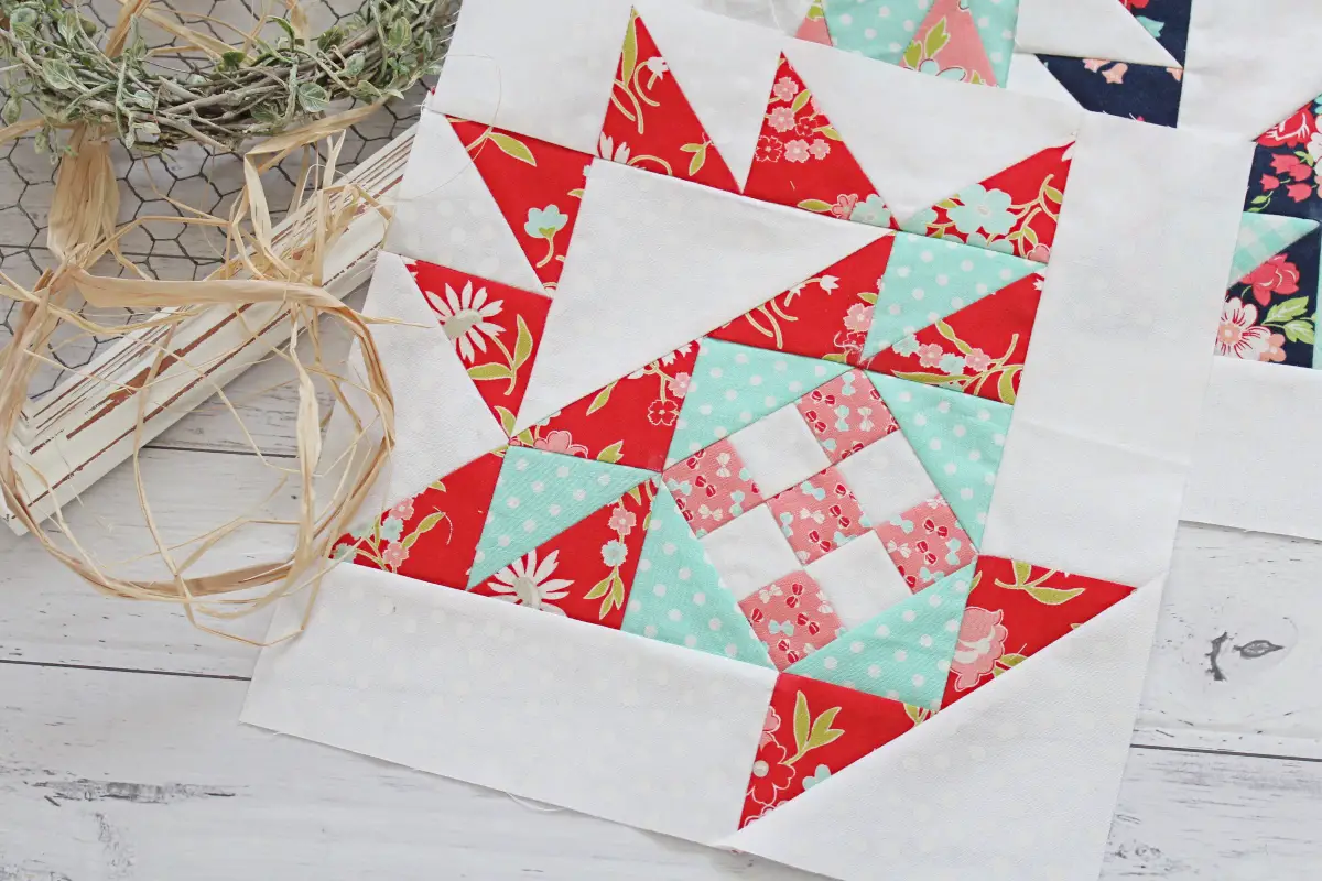 Easter Basket Quilt Block - Sewing With Scraps