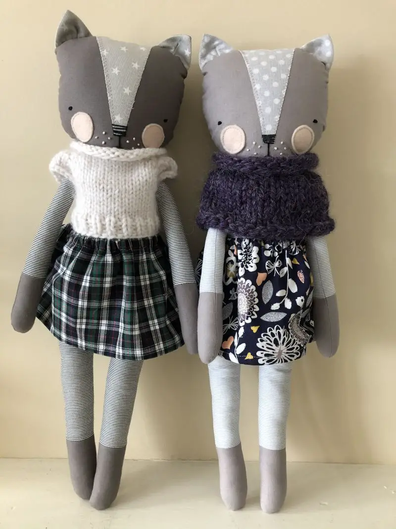 Sew a Luckyjuju Cat Doll - Sewing With Scraps