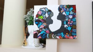 Scrap Fabric Wall Art - Sewing With Scraps