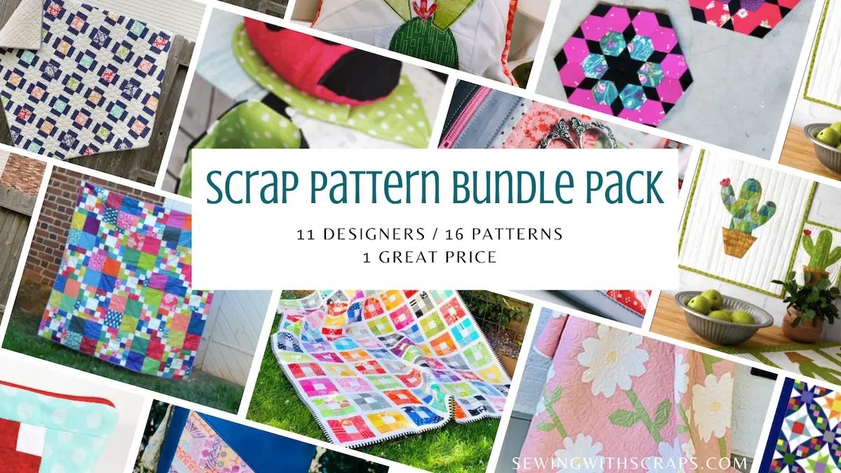 Exclusive Scrap Pattern Bundle Pack - Sewing With Scraps