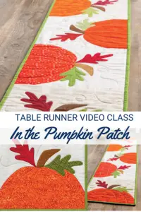 In the Pumpkin Patch Table Runner - Sewing With Scraps