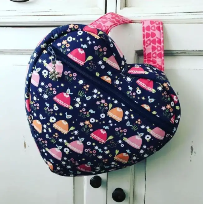 Free Heart Backpack Free Pattern - Sewing With Scraps