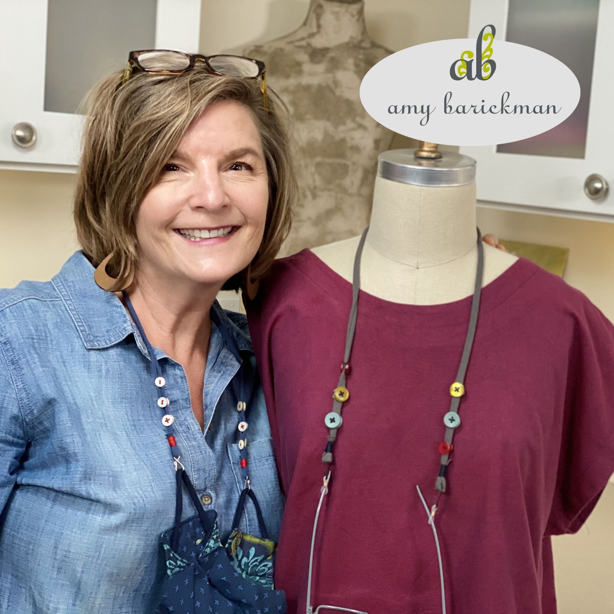 Upcycled Eyeglass Chain with Amy Barickman - Sewing With Scraps