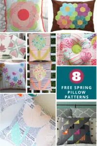 8 Free Spring Pillow Patterns - Sewing With Scraps