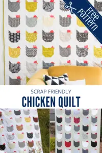 Free Chicken Quilt Pattern - Sewing With Scraps