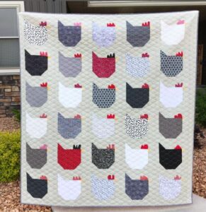 Free Chicken Quilt Pattern - Sewing With Scraps