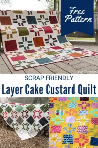 Layer Cake Custard Shortcut Quilt - Sewing With Scraps